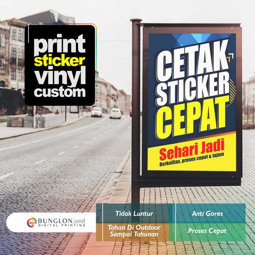 Jual PRINT CETAK STICKER PLANG WARUNG CUSTOM DESAIN - 60X80 - Kab. Bandung - Bunglon_Onlineshop ...