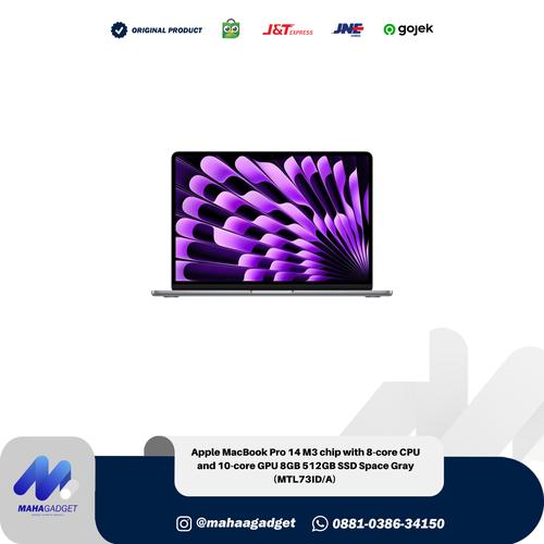 Jual Apple MacBook Pro 14 M3 chip with 8-core CPU and 10-core GPU 8GB ...