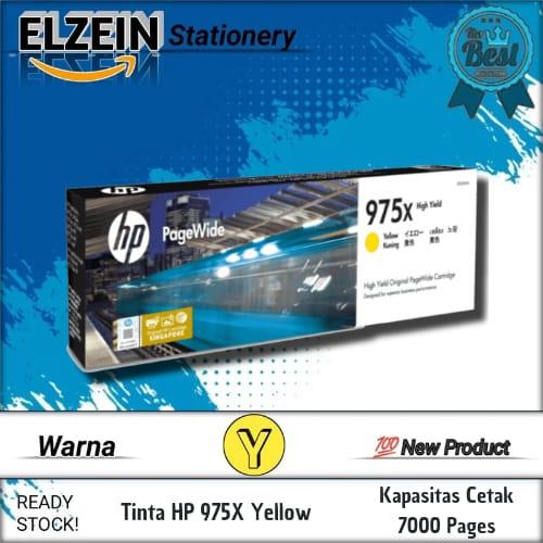 Jual Cartridge Tinta HP 975X 975 X Yellow Printer HP Pagewide Pro 452dn ...