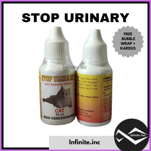 Jual Stop Urinary 30 ml - Obat Kucing Anti Radang Kemih Susah Buang Air ...