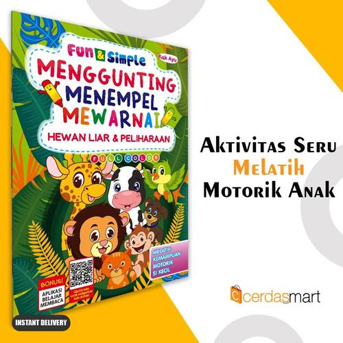 Jual Buku Anak Tk Paud : Fun & Simple Hewan Liar & Peliharaan ...