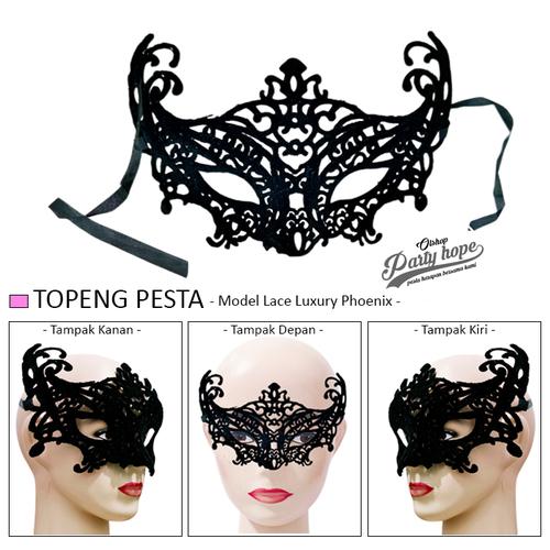 Jual Topeng Pesta Lace Luxury Phoenix / Mask Party Lace / Masquerade ...