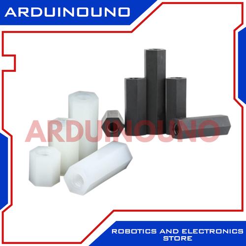 Jual Spacer Nylon FF M3x30mm M3 30mm 30 mm 3cm 3 cm Plastik Penyangga ...