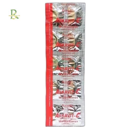 Jual ARKAVIT UNGGU / ARKAVIT C MULTIVITAMIN per 1 strip isi 10 tablet ...