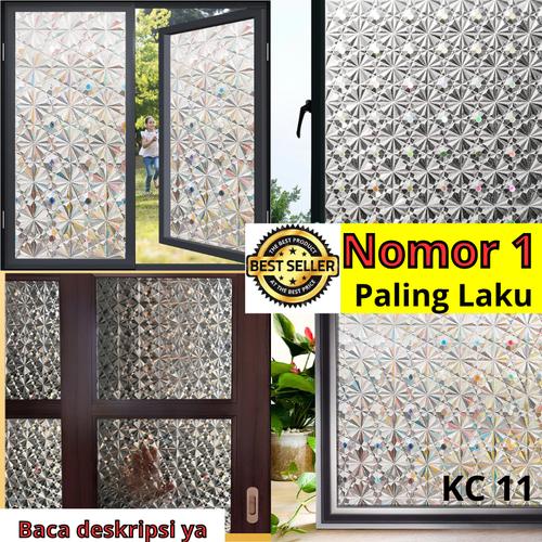 Jual STIKER KACA SUNBLAST KACA MOZAIK BURAM HITAM PUTIH SALUR BUNGA ...
