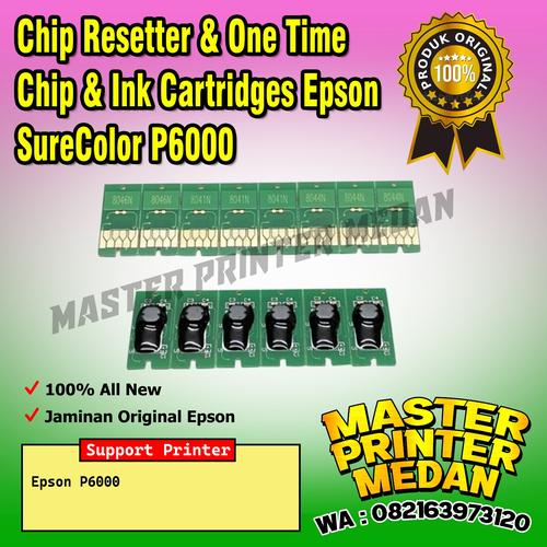 Jual chip resetter & one time chip & ink cartridges Epson SureColor P6000 - Kota Medan - Master ...
