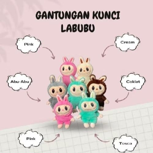 Jual GANTUNGAN KUNCI LABUBU UK 25 cm / LABUBU THE MONSTER MACARONE ...