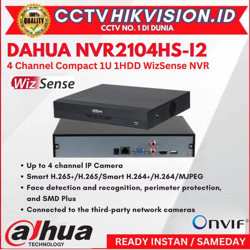 Jual DAHUA NVR 4 CHANNEL NVR2104HS-I WizSense NVR Network Video ...