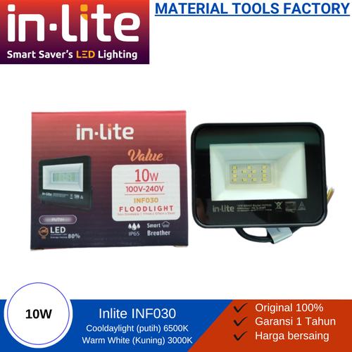 Promo Lampu Sorot Taman In-Lite 10 Watt - Lampu flood light inlite ...