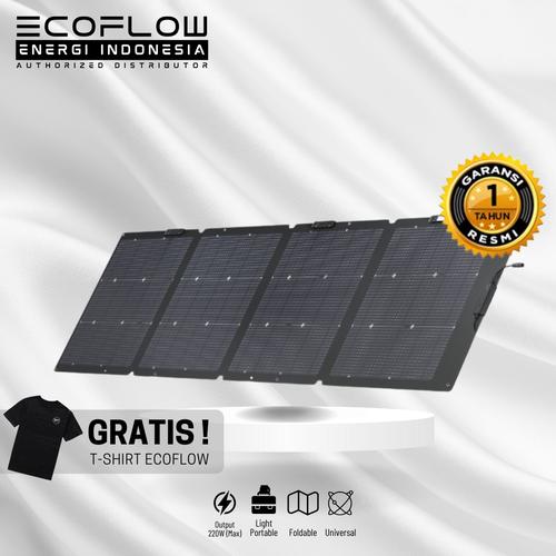 Promo EcoFlow NextGen 220W Bifacial Portable Solar Panel - Panel Surya ...