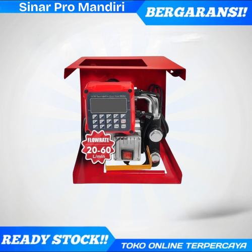 Jual Pompa Solar Pompa Transfer BBM Flow meter Solar Minyak AC 220V ...