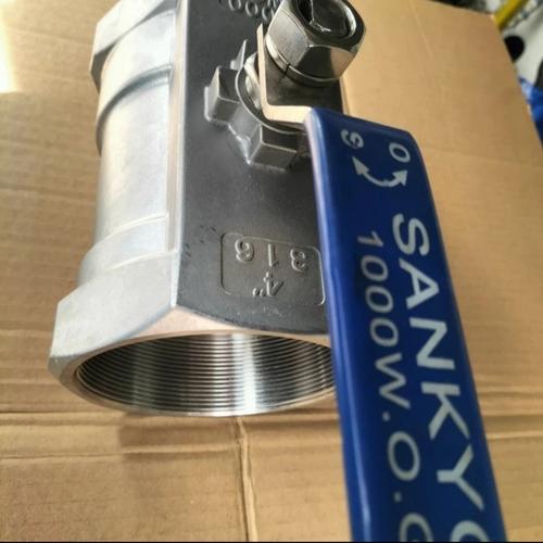 Jual BALL VALVE stainless steel 2 inch Sankyo stop kran SS-316 ...