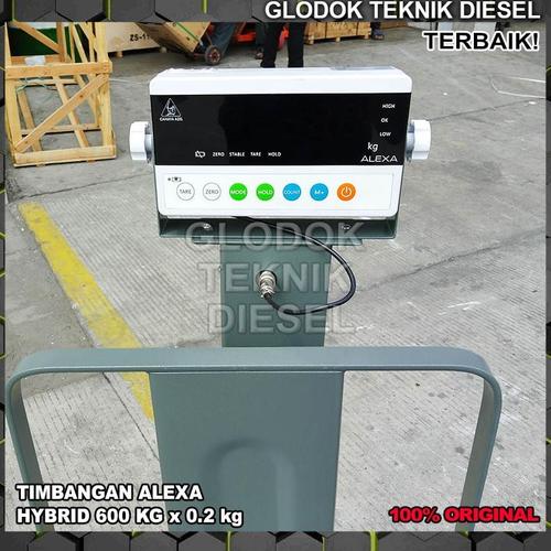 Jual Timbangan Duduk ALEXA HYBRID 600 KG SCALE KAPASITAS 600 KG X 0.2 ...
