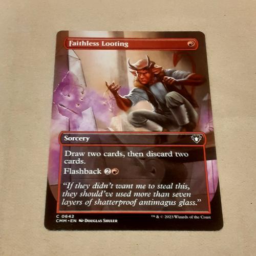 Jual MAGIC THE GATHERING MTG Faithless Looting Borderless - Jakarta ...