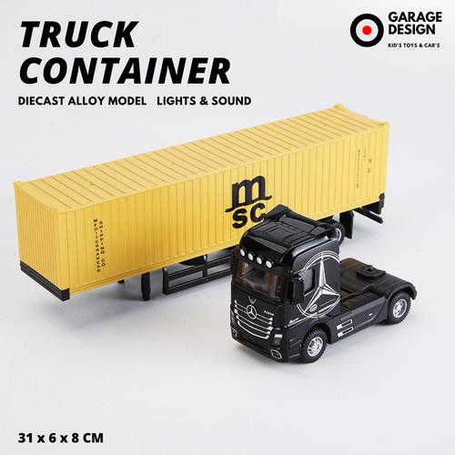 Promo Miniatur Diecast Truck Container / Truk Kontainer Skala 1:50 ...