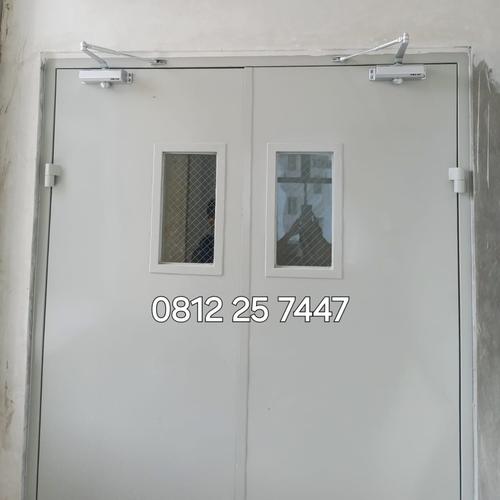 Jual Pintu Darurat Tahan Api / Double Swing Steel Door / Wire Glass ...