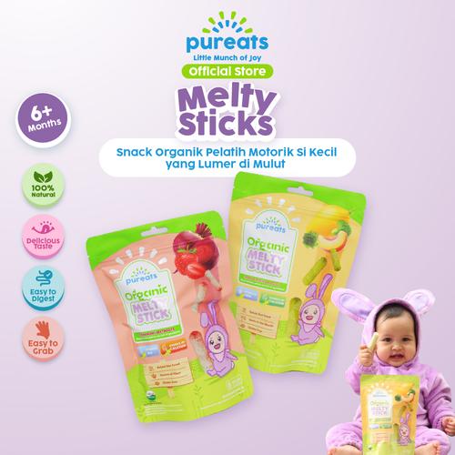 Promo Pureats Melty Stick Strawberry Beetroots - Camilan Snack Anak ...