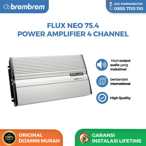 Promo Flux Neo 75.4 Power Amplifier 4 Channel Flux Garansi Resmi - Speaker Cicil 0% 3x - Kab ...
