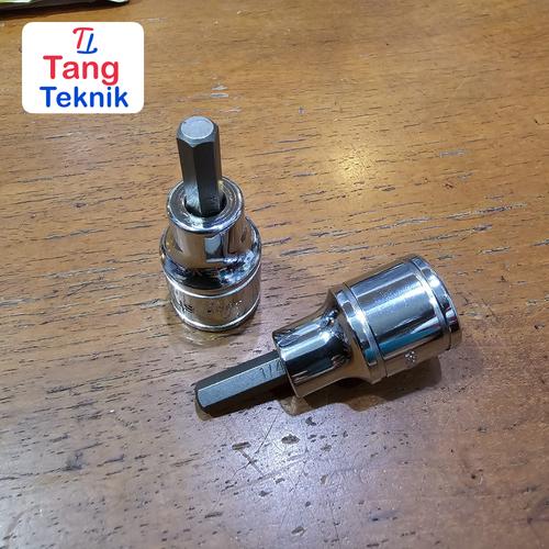 Jual Genius tools kunci sock L / hex bit socket sq 1/2 ukuran 1/4 inch ...