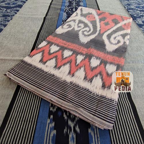 Jual Kain Tenun Rng Rang Rajut Dasar Putih Motif Etnik - Kab. Jepara ...