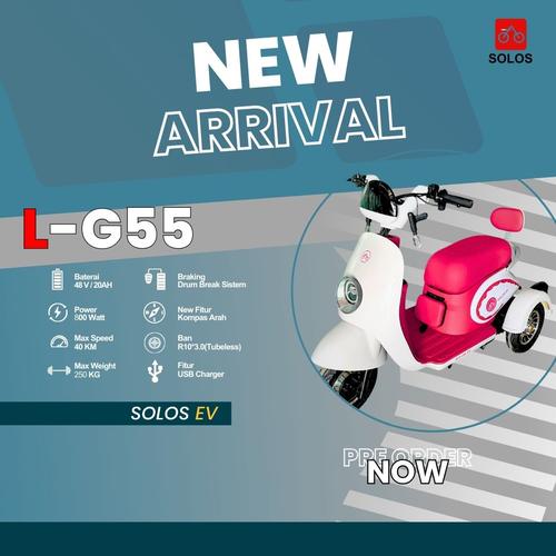 Jual NEW!!! Sepeda Listrik Solos Type L-G55 - Putih - Kab. Kebumen ...