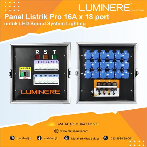 Jual Panel Listrik Pro 16A x 18 port untuk LED Sound System Lighting ...