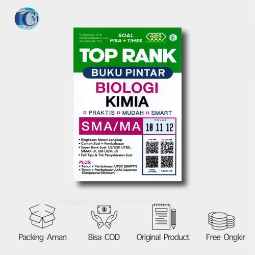 Jual Buku Top Rank Buku Pintar Biologi & Kimia SMA - Kota Pematang ...
