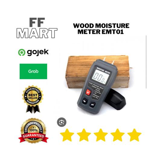 Jual Digital tester Wood moisture meter EMT-01 MC tusuk pengukur kadar ...