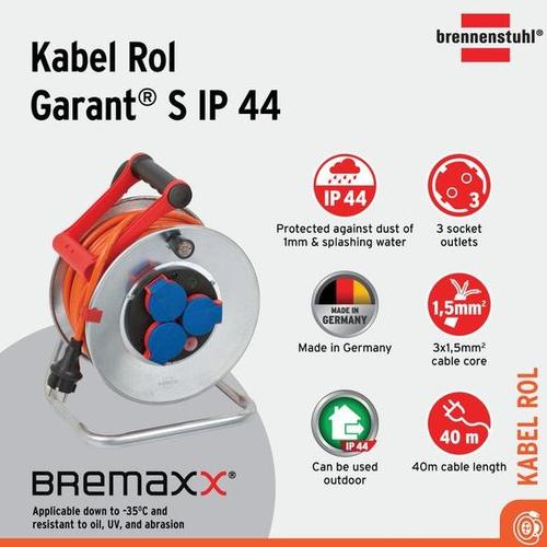 Jual Brennenstuhl Garant S IP44 Cable Reel / Kabel Roll / Rol / Gulung ...