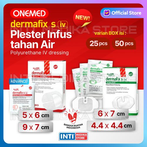 Jual ONEMED - Plester Infus DERMAFIX S IV Kateter Anti Air Transparan ...