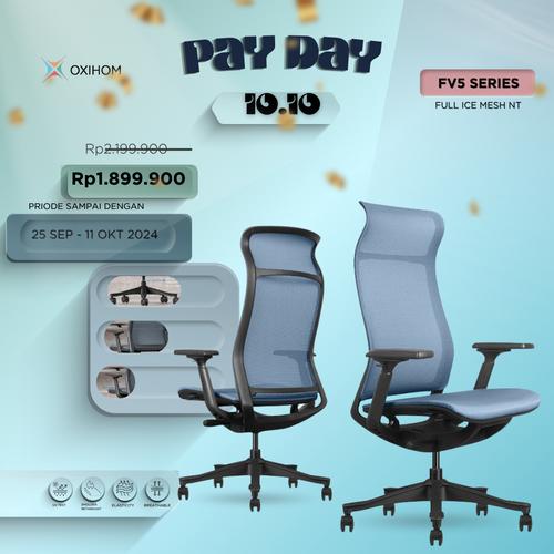 Promo Oxihom V5 Full Mesh Chair Kursi Kantor Kursi Gaming Belajar ...
