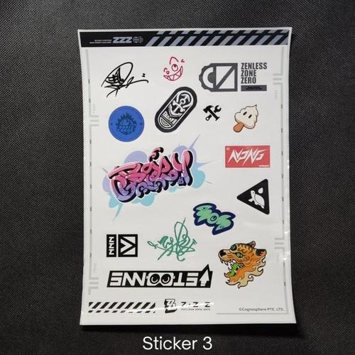 Jual ready stock Zenless Zone Zero Sticker Official Merchandise murah ...