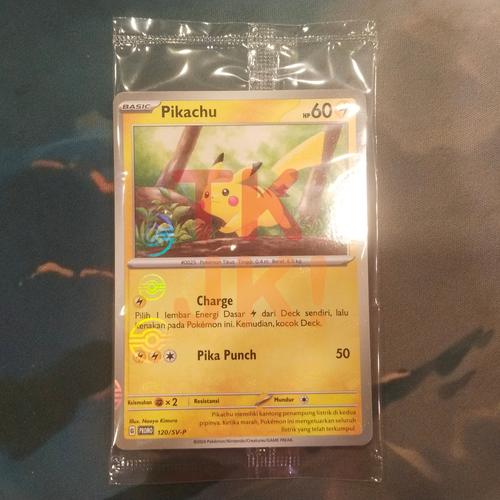 Jual Pokemon Game Kartu Koleksi Pikachu PROMO - Scarlet & Violet - Set ...