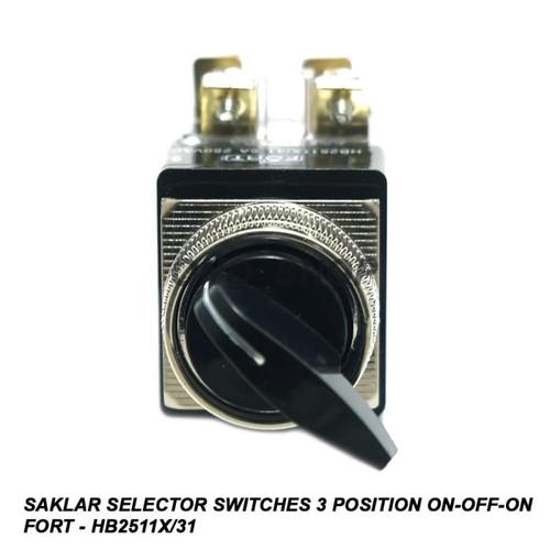 Jual READI Saklar Selector Switches 3 Position On-Off-On Fort - HB2511X ...