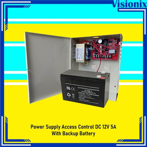 Jual Power Supply Access Control 12V 5A with Backup Battery - PSU Box ...