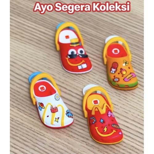 Jual Happy Meal Mcd Crocs 2024 Sandal Crocs Keychain Stikers Original ...