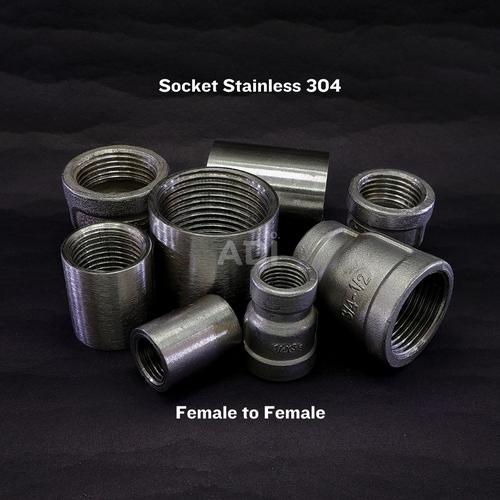Jual Socket Stainless 304 1/4 3/8 1/2 3/4 1in 2in - 1/2" - 1/2" - Kota ...