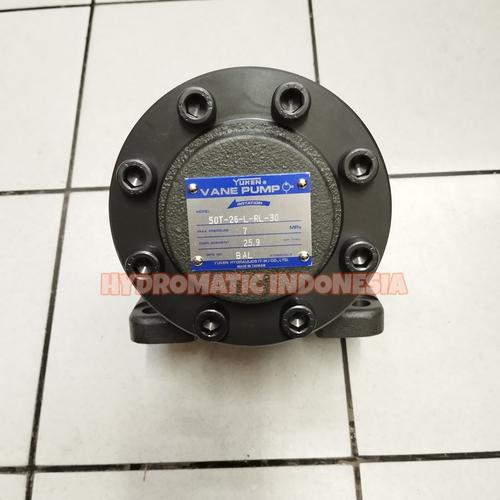 Jual 50T-26-L-RL-30 YUKEN / VANE PUMP HIDROLIK YUKEN 26cc SHAFT 22mm - Jakarta Barat ...