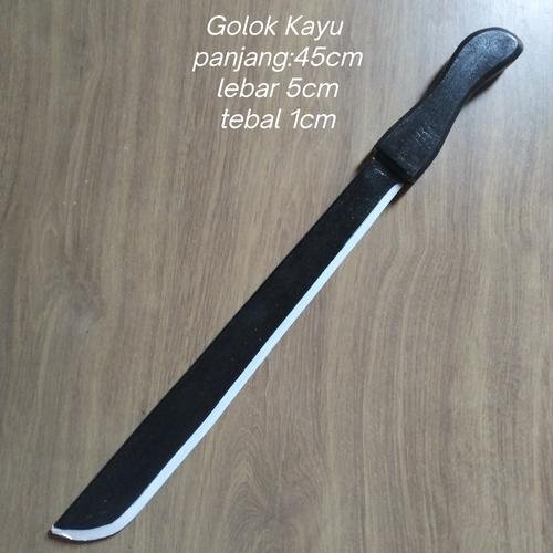 Jual Golok Kayu/Golok Silat Beladiri/Golok Pencak Silat/Golok Mainan ...