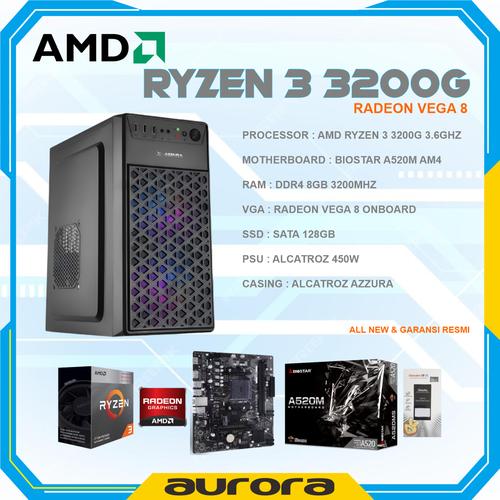 Jual PC Rakitan AMD Ryzen 3 3200G | RAM 8GB DDR4 | Radeon Graphics ...