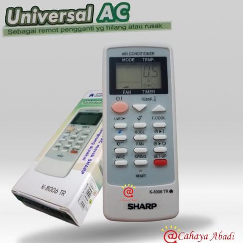 Jual Remote AC untuk semua AC merk Sharp Bisa Langsung Dipakai - Kota ...