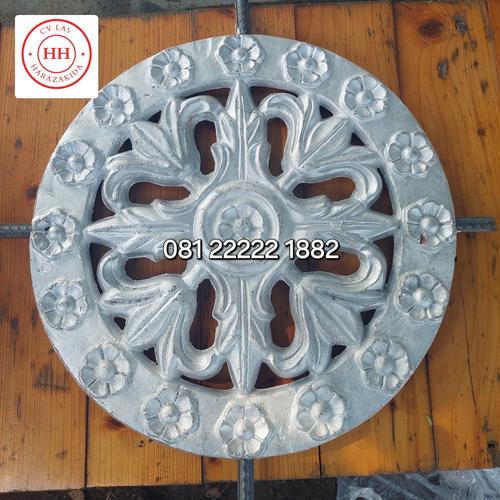 Jual ornamen aluminium cor / asesoris besi tempa / alferon pagar besi ...