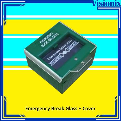 Jual Breakglass Access Control - Emergency Break Glass + Cover ...