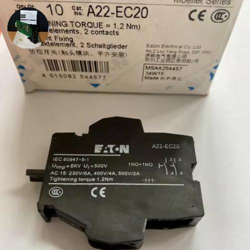 Jual Eaton A22-EC20 Auxiliary Contact - Jakarta Barat - Young Technology | Tokopedia