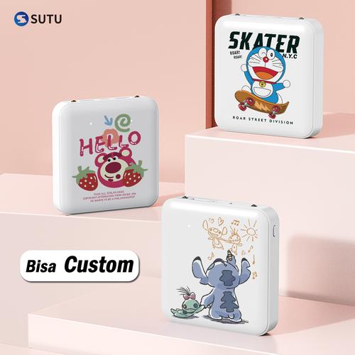Jual SUTU Custom Powerbank 20000 mAh Dual USB Gaya kartun Lucu Mini ...