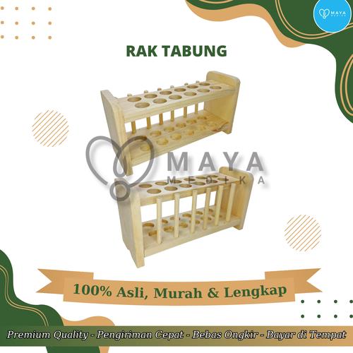 Jual Rak Tabung Reaksi - Laboratorium - Kayu - Kota Balikpapan - Maya ...