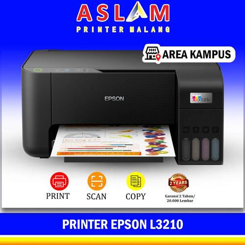 Jual Printer Epson EcoTank L3210 All-in-One (Print - Scan - Copy) New Original, Pengganti Epson ...
