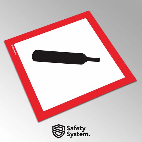 Jual Sticker K3 label simbol B3 GHS gas bertekanan - Kab. Bandung ...