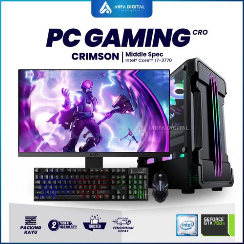 Jual Pc Rakitan Gaming Fullset Murah Siap Pakai Intel Core I7 3770 Ram 16Gb Ssd 128Gb Hdd 500Gb ...