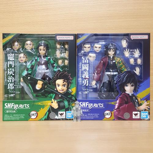 Promo S.H.Figuarts Tanjiro Kamado & Giyu Tomioka Action Figure • SHF ...